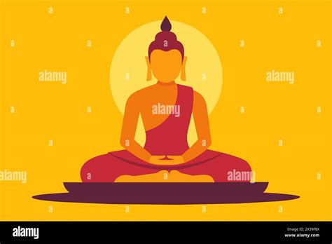 Buddha Awakening Statue Stock Vector Images Alamy