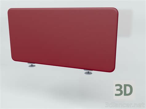 3d Model Acoustic Screen Desk Bench Sonic Zus05 990x500 78456