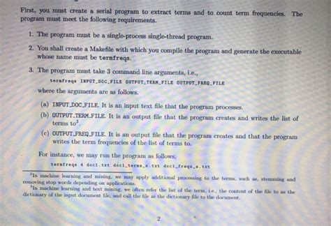 1 The Program Must Be A Multiprocess Or A