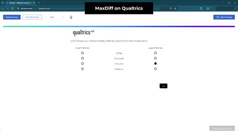 Maxdiff Analysis Guide Examples Methods Free Tools Opinionx — Free Stack Ranking Surveys
