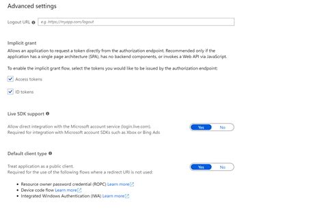 Does Bookings Api Support Resource Owner Password Credentials Type Of