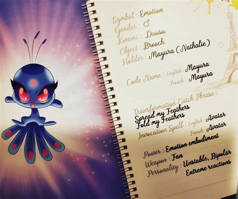 Miraculous Ladybug Transformation Names