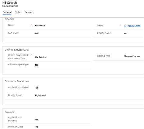Km Control Hosted Control In Unified Service Desk Microsoft Learn