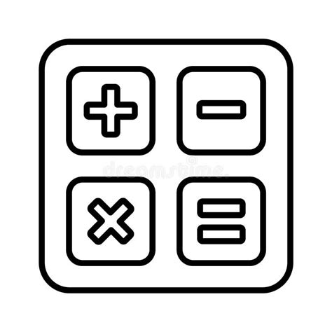 A Well Designed Calculator Icon Digital Computation And Arithmetic Functions Mathematical