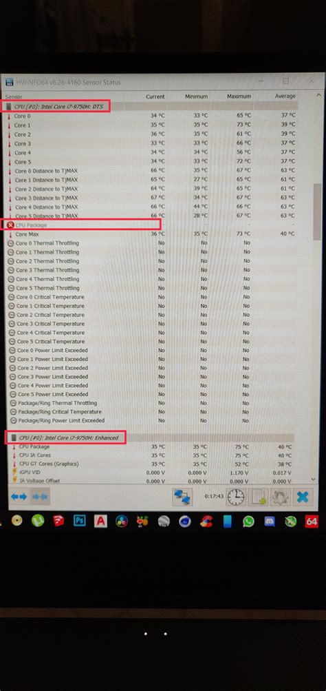 [hwinfo] Which Temperature Sensor Should I Refer To In Hwinfo R Gaminglaptops