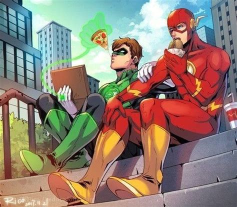 Welcome Barry And Hal Green Lantern And Flash The Flash X Green