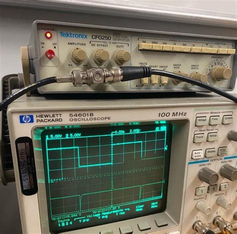 Using The Measurement Function Of The Oscilloscope