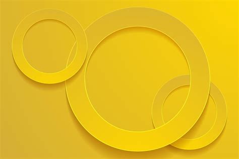 Modern Gold Backgrounds 3d Circle Papercut Layer Background 16367685