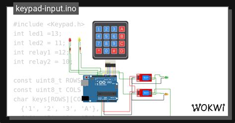 Keypad O Copy Wokwi Esp32 Stm32 Arduino Simulator