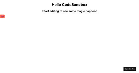 Super Simple Side Menu Example Codesandbox