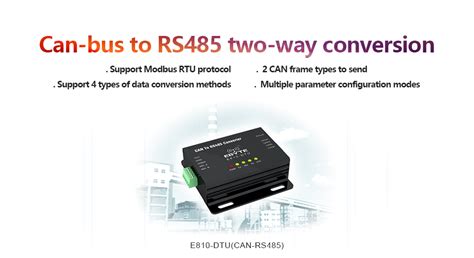 E810 Dtu Can Rs485 Servidor De Puerto Serie único Servidor Serie Ethernet Módem Chengdu Ebyte
