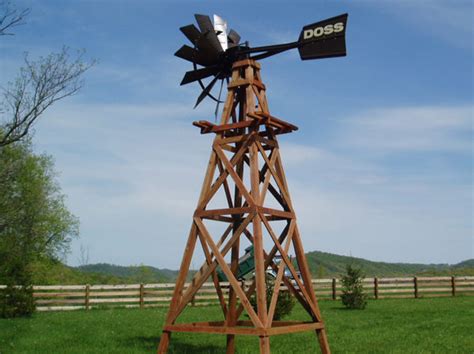 Windmill Aeration System Wood Deluxe Model
