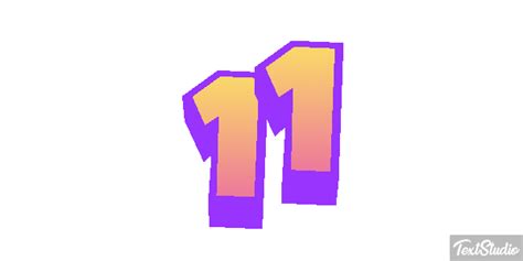 11 Number Animated  Logo Designs