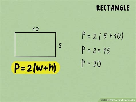 9 Ways To Find Perimeter Wikihow