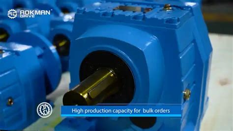 Aokman R Series With IEC Input Flange Solid Output Shaft Flange Mounted Helical Gearbox Alibaba Com