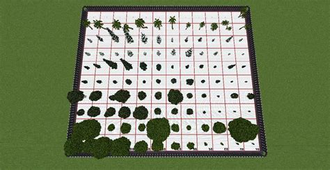 Coals Worldpainter Tree Pack Map 100 Minecraft Map