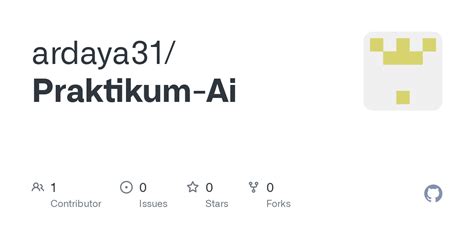 Github Ardaya31praktikum Ai