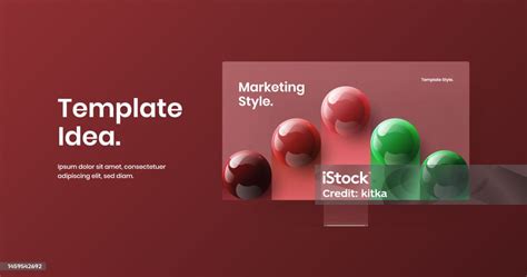 격리된 컴퓨터 모니터 모형 배너 레이아웃 밝은 사이트 화면 디자인 벡터 템플릿입니다 0명에 대한 스톡 벡터 아트 및 기타 이미지 0명 개념 고급 Istock