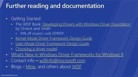 PPT Using The Windows Driver Framework To Build Better Drivers PowerPoint Presentation ID