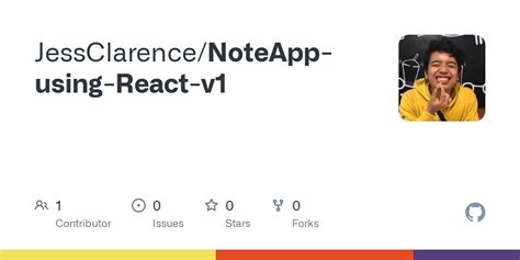 github jessclarence noteapp using react v1