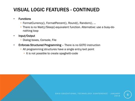 Ppt Using Visual Logic To Teach A First Course In Programming Logic