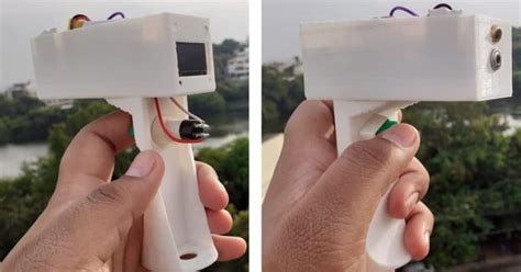 DIY Infrared Thermometer Using MLX Arduino OLED