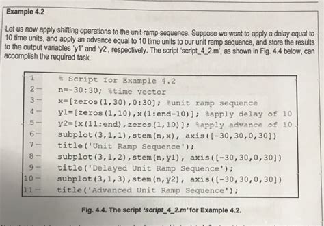 solved exercise 4 3 write an m file script that would