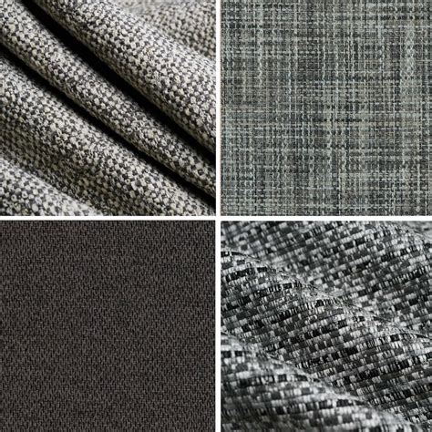 Dark Grey Upholstery Fabric For Furniture Charcoal Grey Crypton