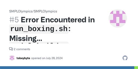 Error Encountered In `runboxingsh` Missing `modelbuilder` Attribute
