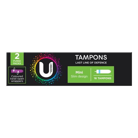 Buy U By Kotex Tampons Mini 16 Slim Online At Chemist Warehouse®