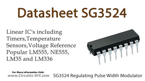 SG3524 Regulating Pulse Width Modulator Datasheet