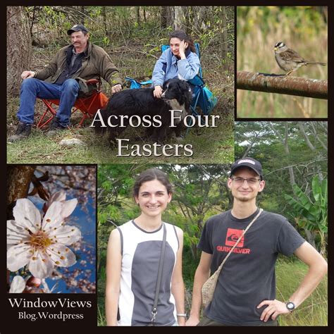 Across Four Easters Window Views