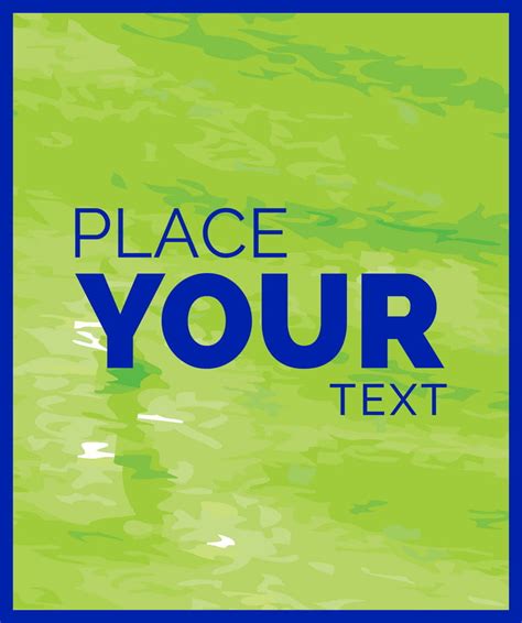 텍스트 벡터와 그린 수채화 질감 배경 Ai Eps Uidownload