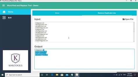 Duplicate Email Address Remover Software Find Duplicate Email Id Youtube