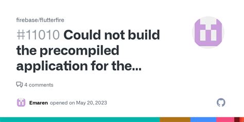 Could Not Build The Precompiled Application For The Device Error