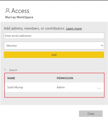Power BI Workspace Permissions And Roles