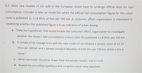 solved q 1 consider the following hypothesis test
