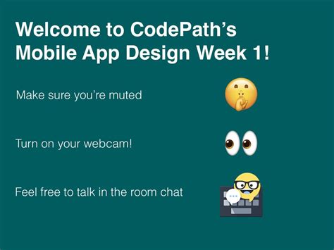 Codepath Mobile App Development Ios Week 1 Speaker Deck