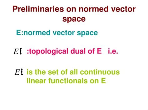 Ppt Preliminaries On Normed Vector Space Powerpoint Presentation Free Download Id9585143