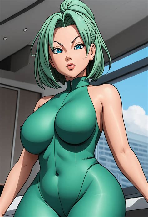 Bulma Sexy Milf Hot Sensual Big Breasts Big Thighs Big Butts Seaart Ai