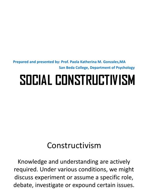 Gestalt Piaget Vygotsky Ausubel Bruner