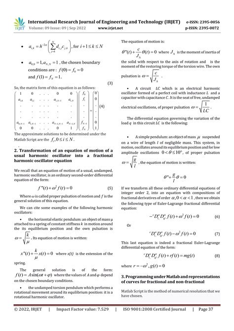 Applications Of One Type Of Euler Lagrange Fractional Differential Equation Pdf
