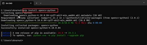 การติดตั้ง Opencv Sysadmin Knowledge