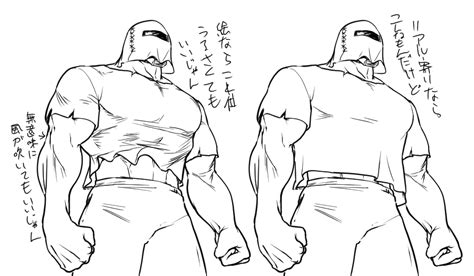 「女の子の服をフィットさせて描くと乳袋云われちゃうけど男だってそんなもんだよねって話。皆好きな様にフィットさせたら良いじゃ」ぼおんの漫画