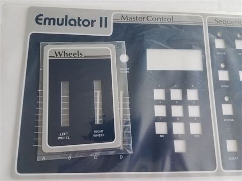 MATRIXSYNTH E MU Emulator II Lexan Overlay Set