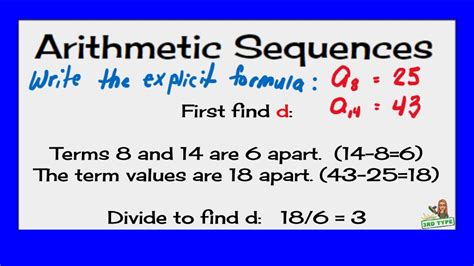 Ppt Sept 15 Arithmetic Sequences Using 2 Points Powerpoint