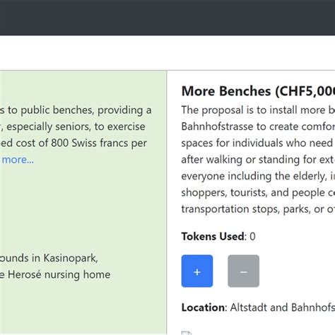 Ui Comparison For Cumulative Voting The Point And Side Bar Show The