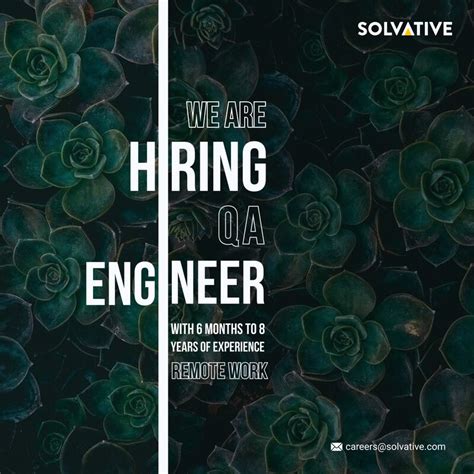 Lakshmi Manasa Katta On Linkedin Hiring Hiringtoday Fulltimeposition Remotejob Solvative