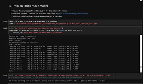 EfficientDet Training With Customdata And Resulting MAP In Evaluation TensorRT NVIDIA