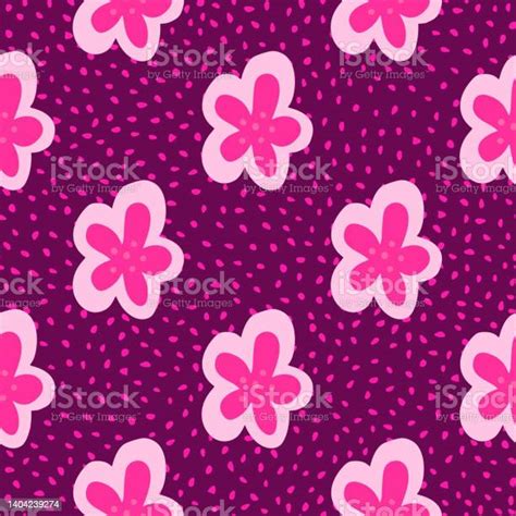 창조적 인 장식 꽃 원활한 패턴 간단한 양식화 된 꽃 봉오리 벽지 개화기에 대한 스톡 벡터 아트 및 기타 이미지 개화기 고풍스런 귀여운 Istock